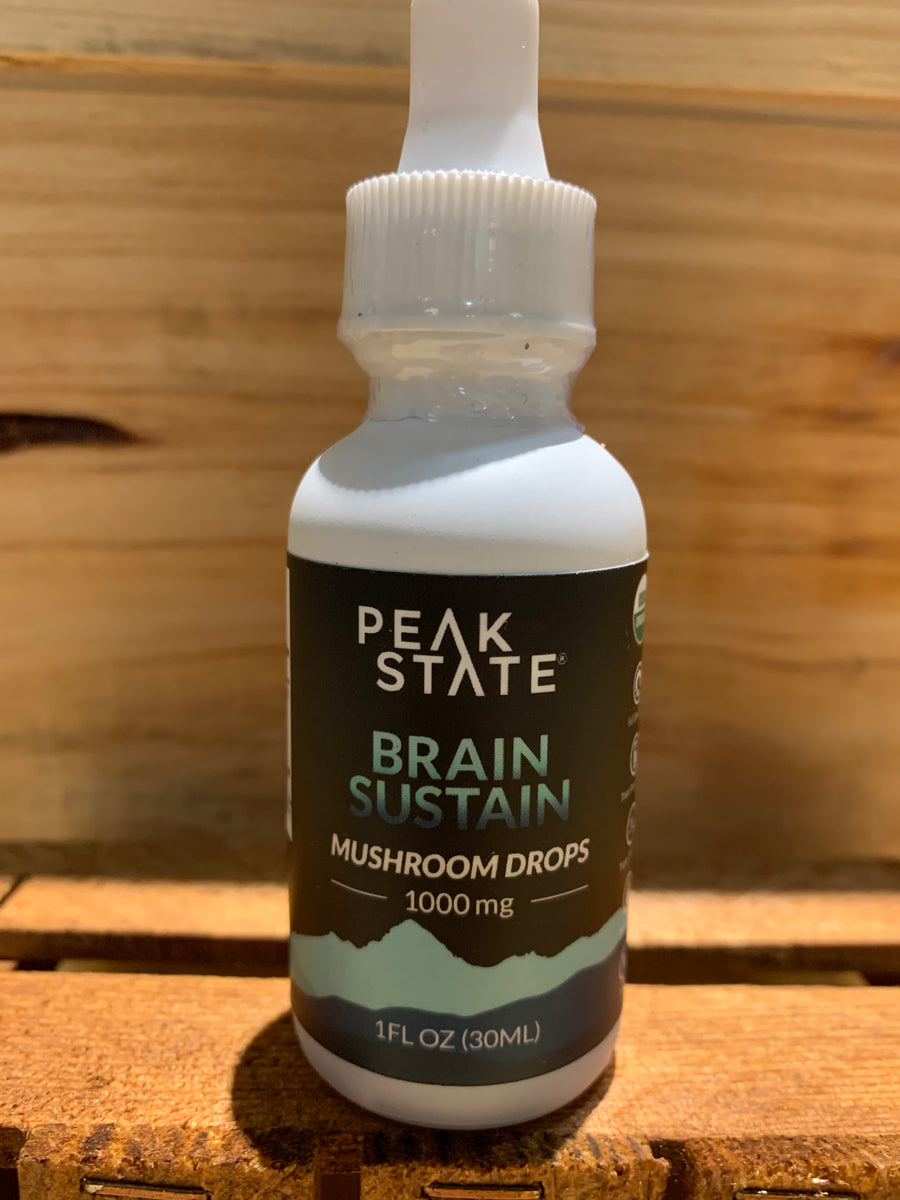 BRAIN SUSTAIN Mushroom Drops – Peak State Coffee